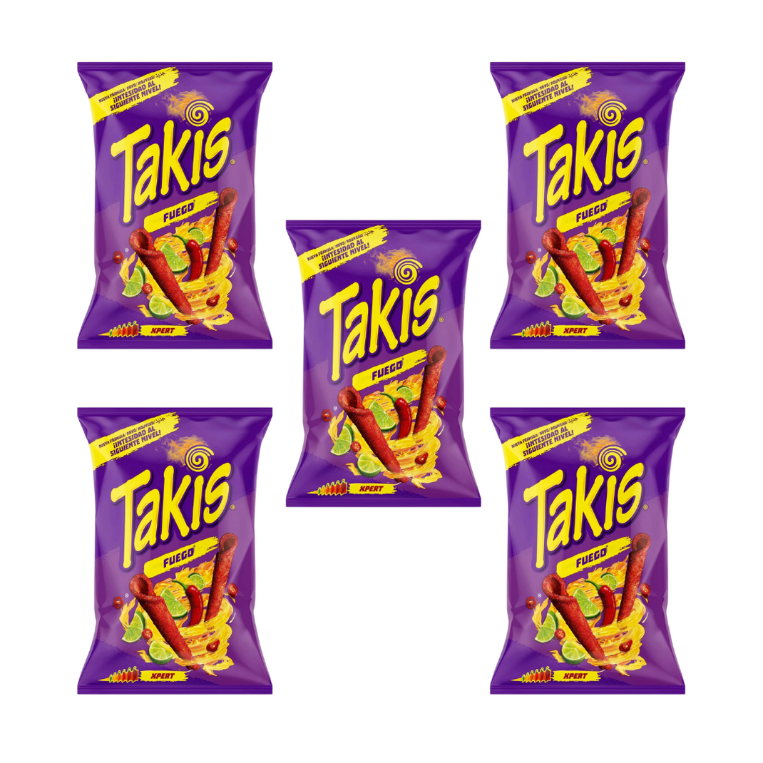 Takis Fuego og Takis Blue Heat | Fast Candy - Krydrede Tortillachips