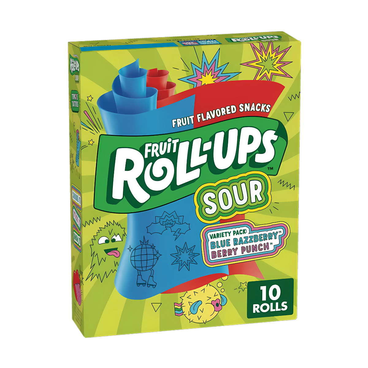 Fruit Roll-Ups Sour Blue Raspberry | Fast Candy