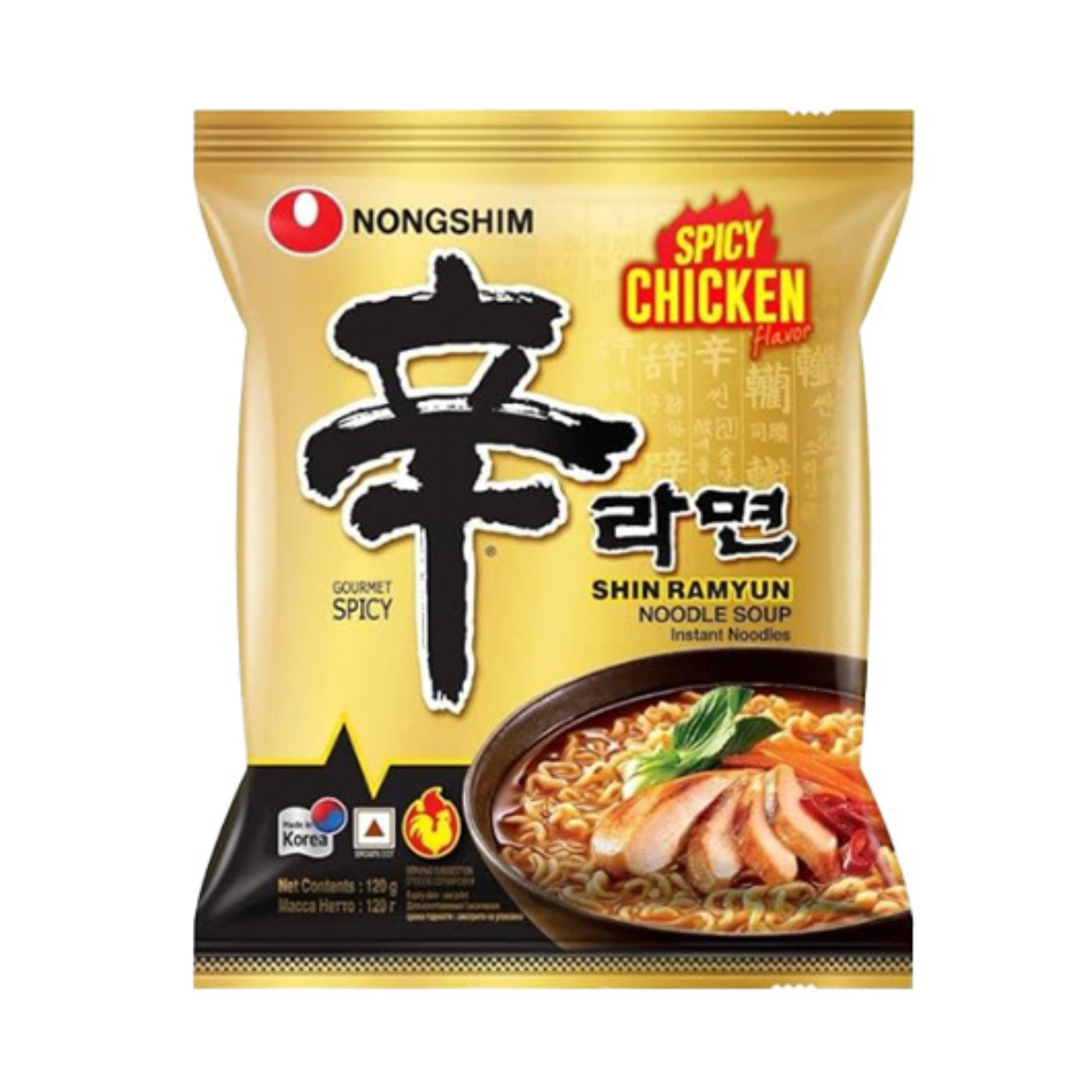 NONGSHIM Instant Shin ramyun chicken 120g - Fast Candy