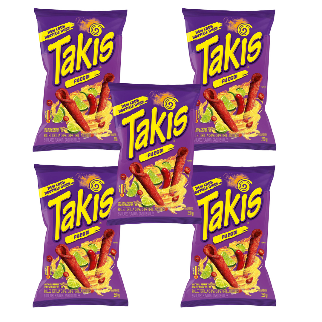 Takis Fuego og Takis Blue Heat | Fast Candy - Krydrede Tortillachips
