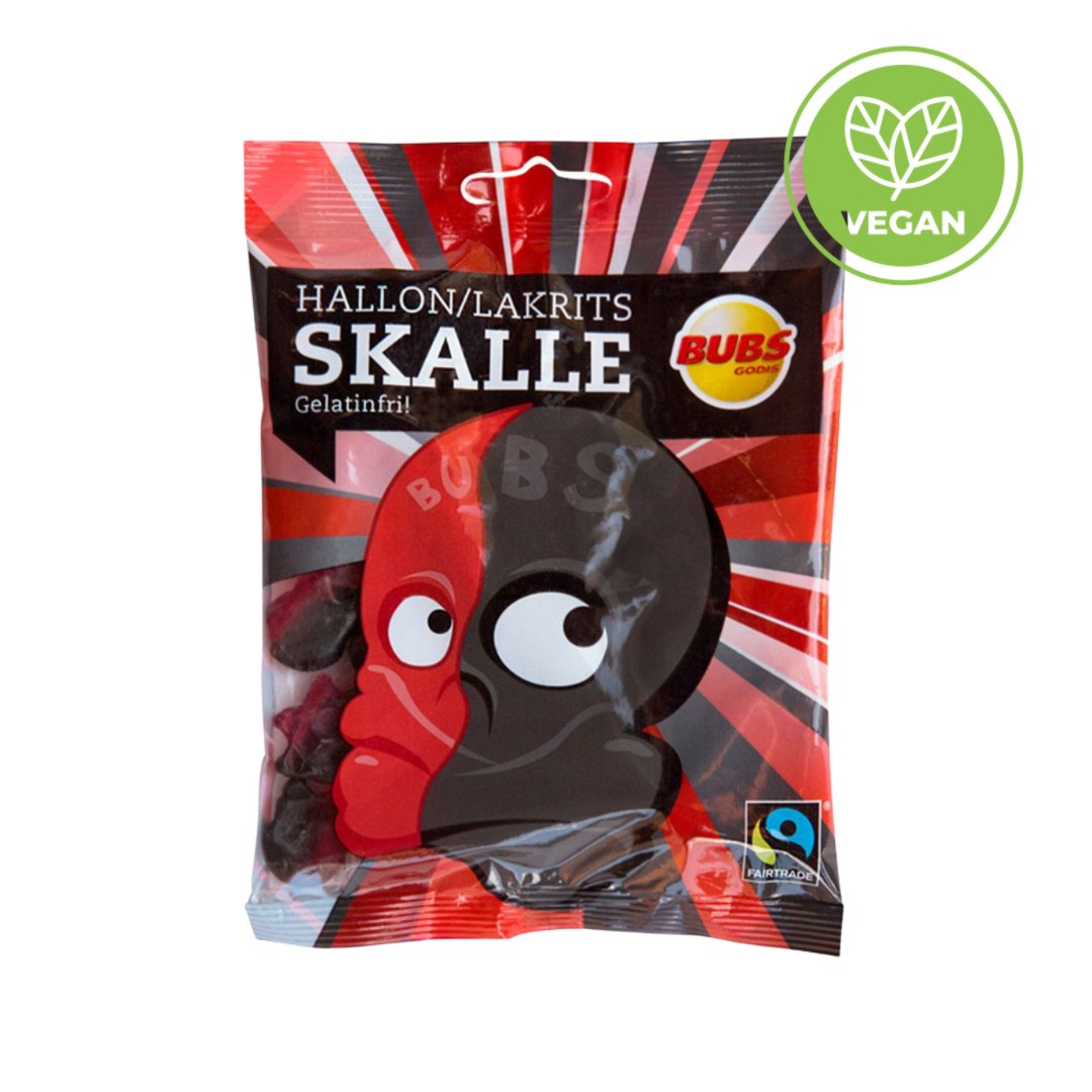 Bringebær og Lakris Skaller | Fast Candy