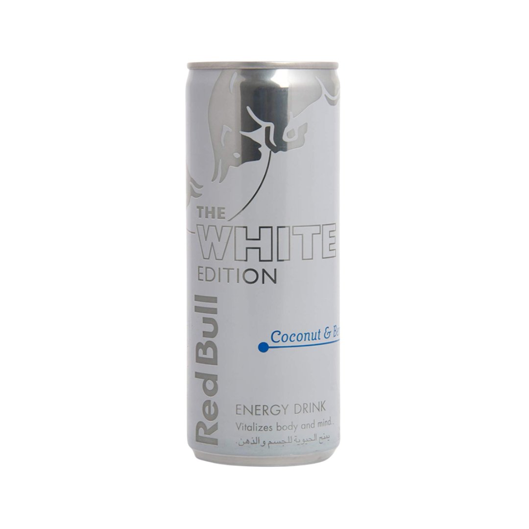 Red Bull White Edition Kokos Blåbær 250 ml – Fast Candy